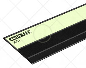 Aluminium nosing marker with rigid PVC and slip resistant strip ...