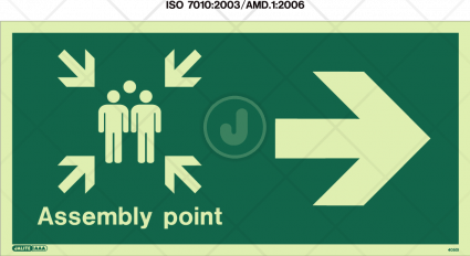 Assembly point arrow right | Jalite Group