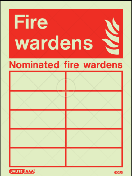 Fire Wardens, Nominated Fire Wardens | Jalite Group