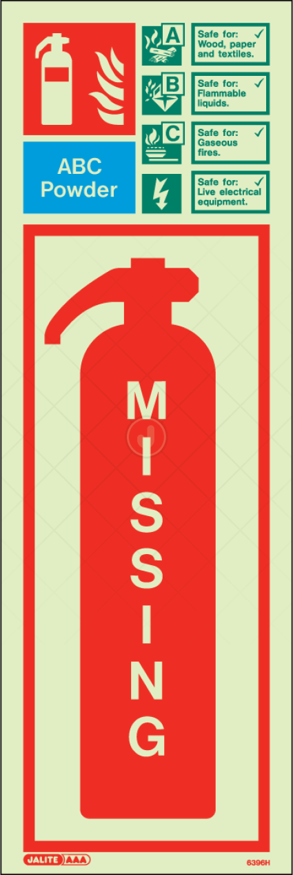 ABC Powder - Missing Fire Extinguisher Equipment Identification ...