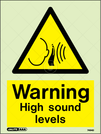 Warning High sound level | Jalite Group