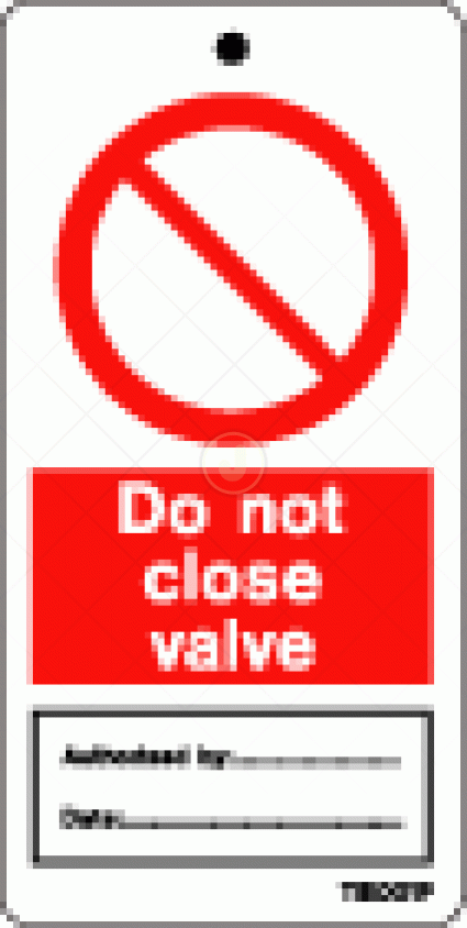 Do not close valve | Jalite Group