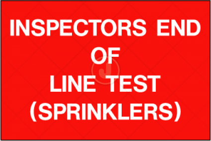 Inspectors end of line test sign | Jalite Group
